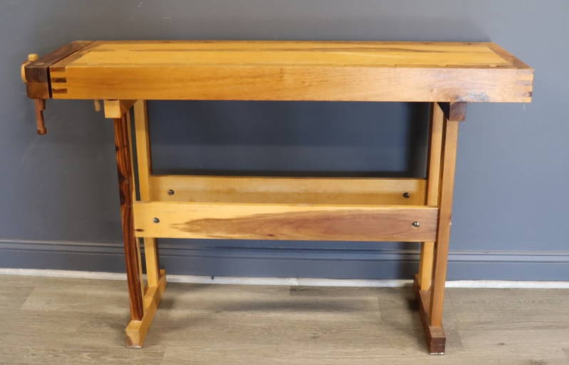 Vintage Wood Work Table.