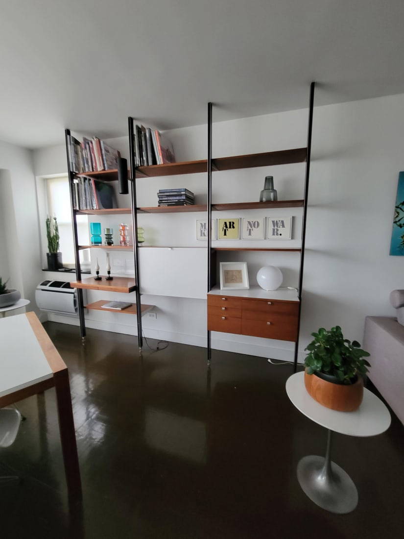 George Nelson For Herman Miller 3 Piece Wall Unit. Auction