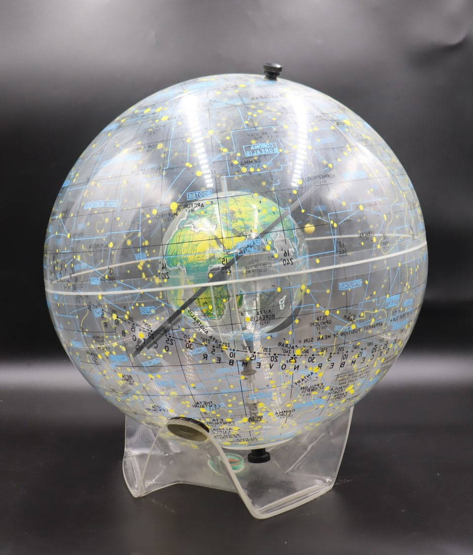 Midcentury Farquhar Transparent Celestial Globe Auction