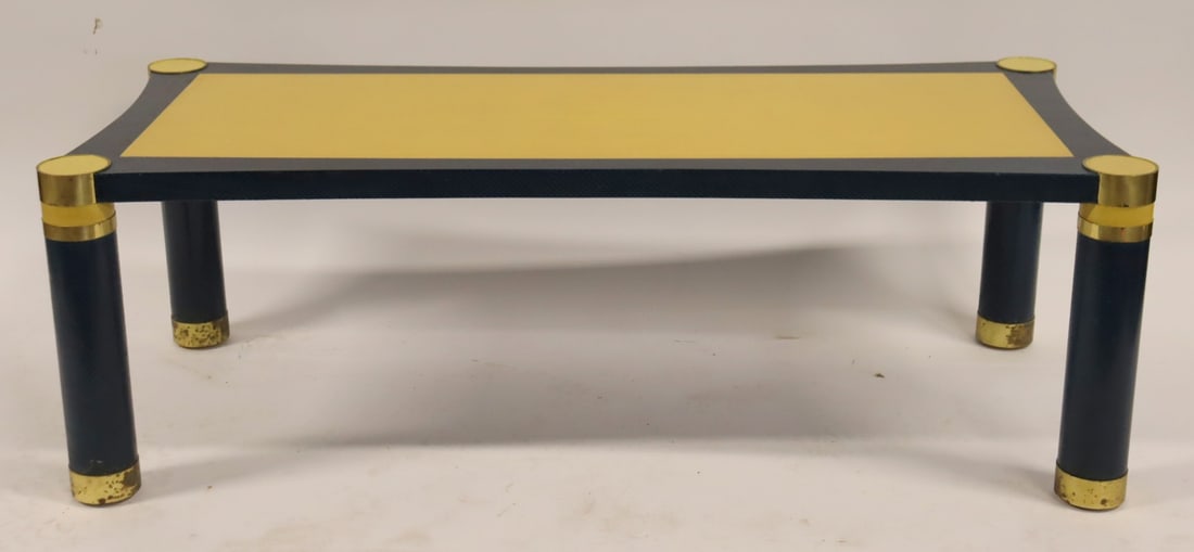 Attributed To Karl Springer Coffee Table Auction