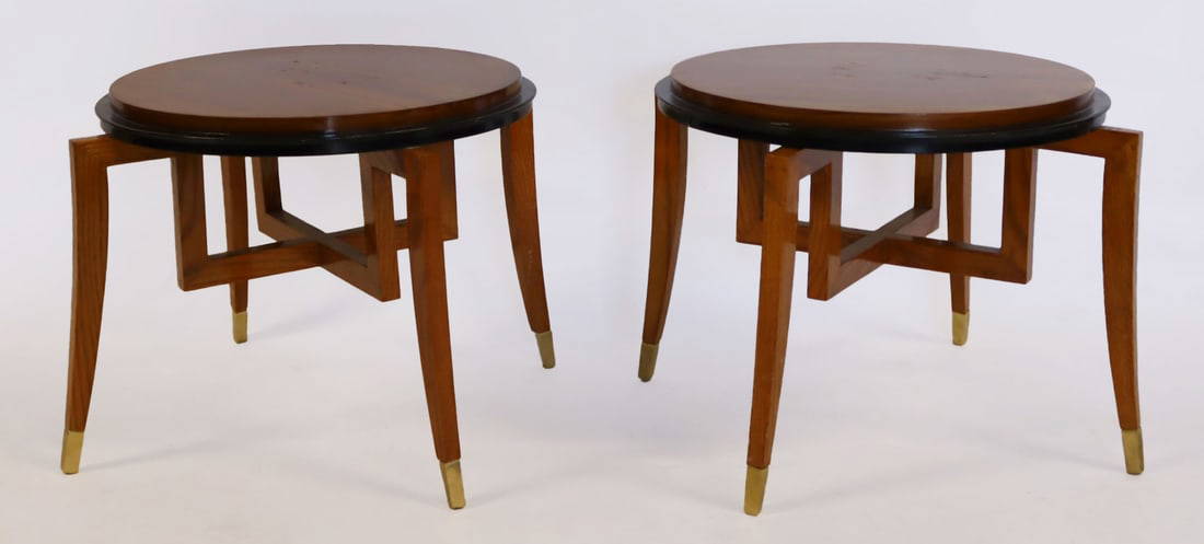 A Pair Of Spider Leg Side Tables. Auction