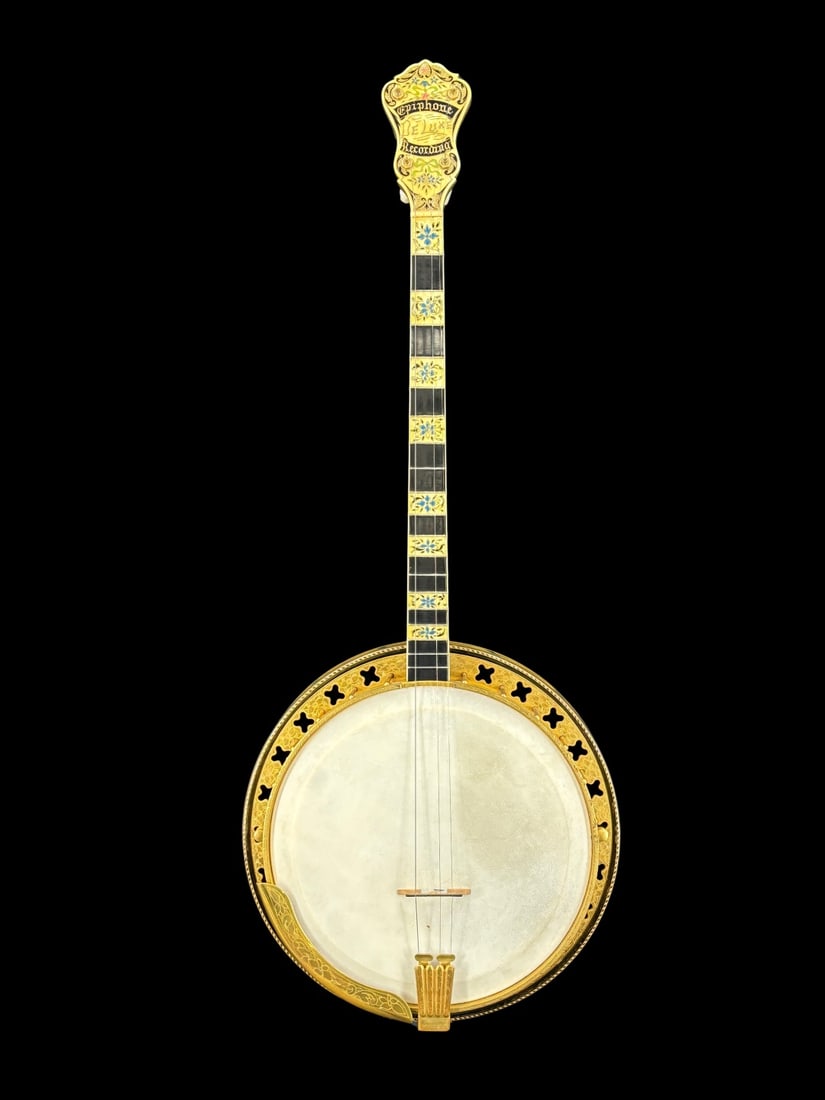 Epiphone Deluxe Recording Banjo In Case Auction