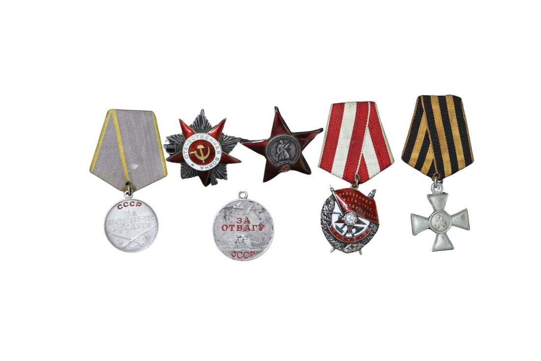 Militaria. (6) Soviet Russian Orders And Medals Auction