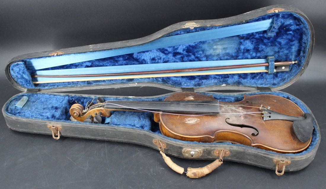 Violin With Francesco Ruggeri Label & Bow - Jun 29, 2025 | Clarke ...