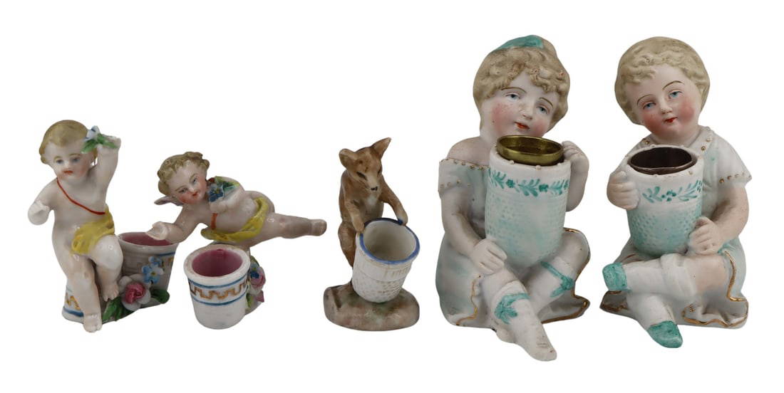 (4) Ex-edwin Holmes Collection Porcelains. Auction