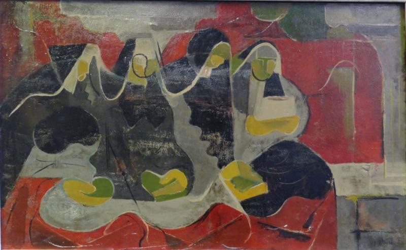 MUSE, Isaac Lane. Modernist O/C of Four Cloaked