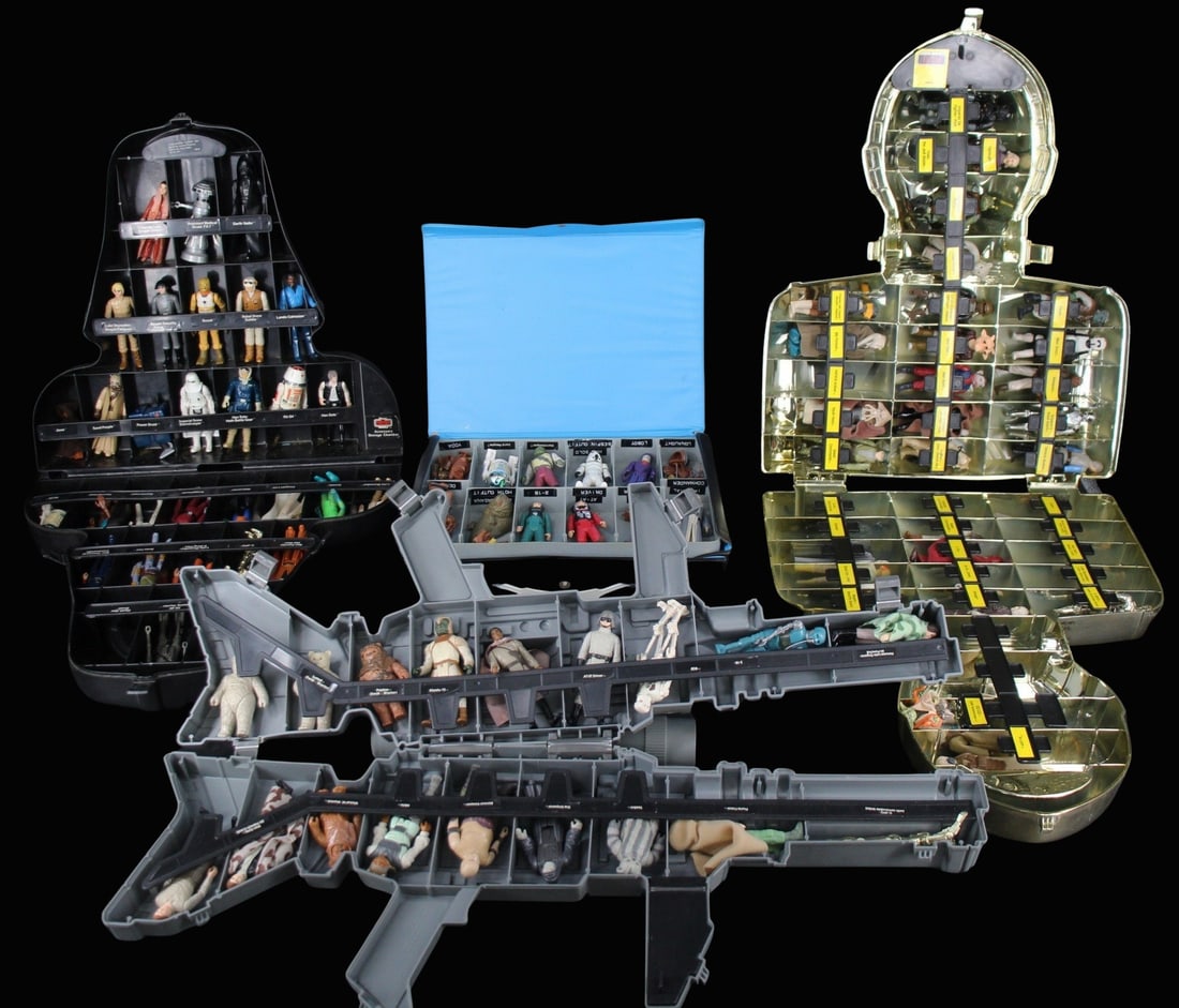 Star Wars 1977 Collection Cases & 97 Figures Auction