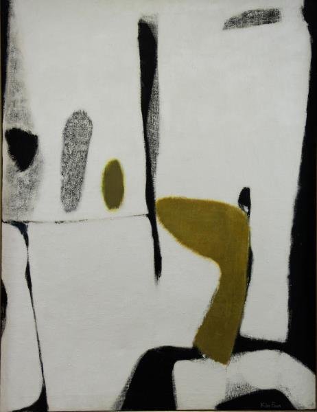 FOON, Kim. 1964 Oil on Canvas "Histologic."