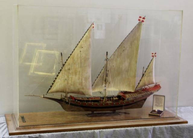 Ship Model Of The Chebec.