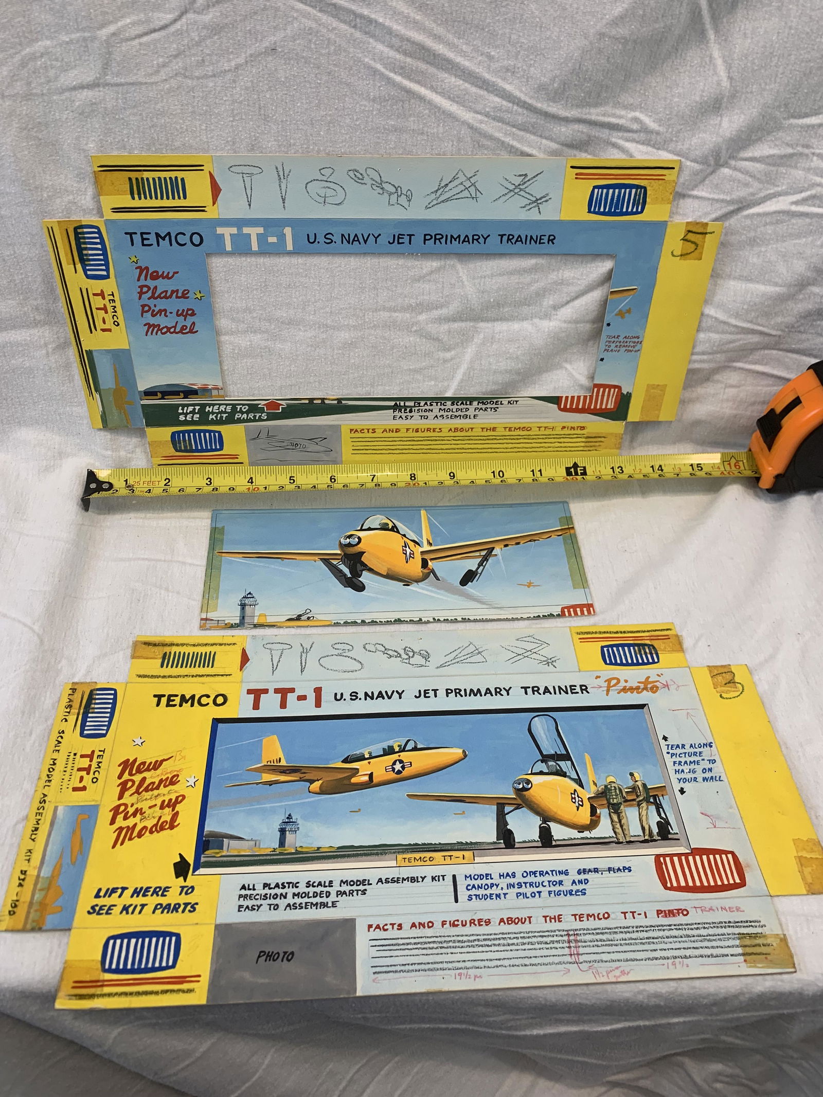 Strombecker Tt 1 Trainer Model Kit Concept Art (3)