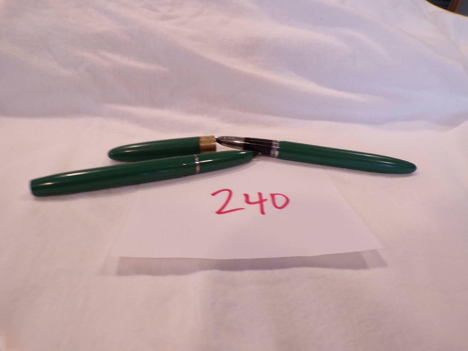 Sheaffer Green Fp (2) Auction