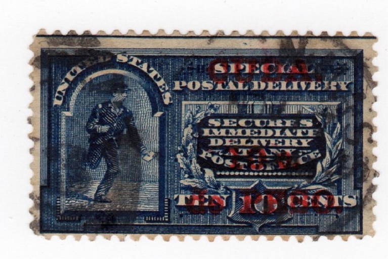 Us 1899 Special Delivery Bob Stamp