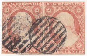 STAMPS: 1847, 10 cent Washington, Scott #2, black, - Jun 08, 2020 ...