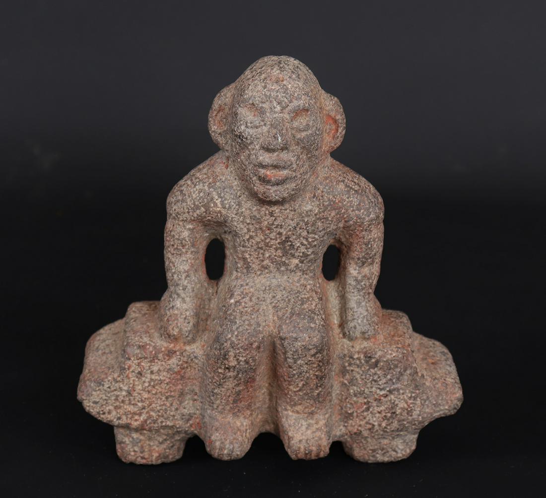 Rare 'enthroned' Olmec Figure