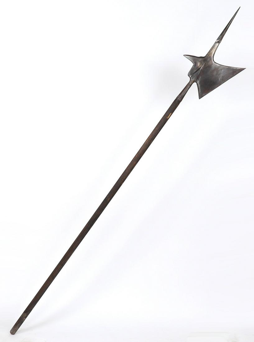 Swiss Or German Halberd, 16th C. Style Auction