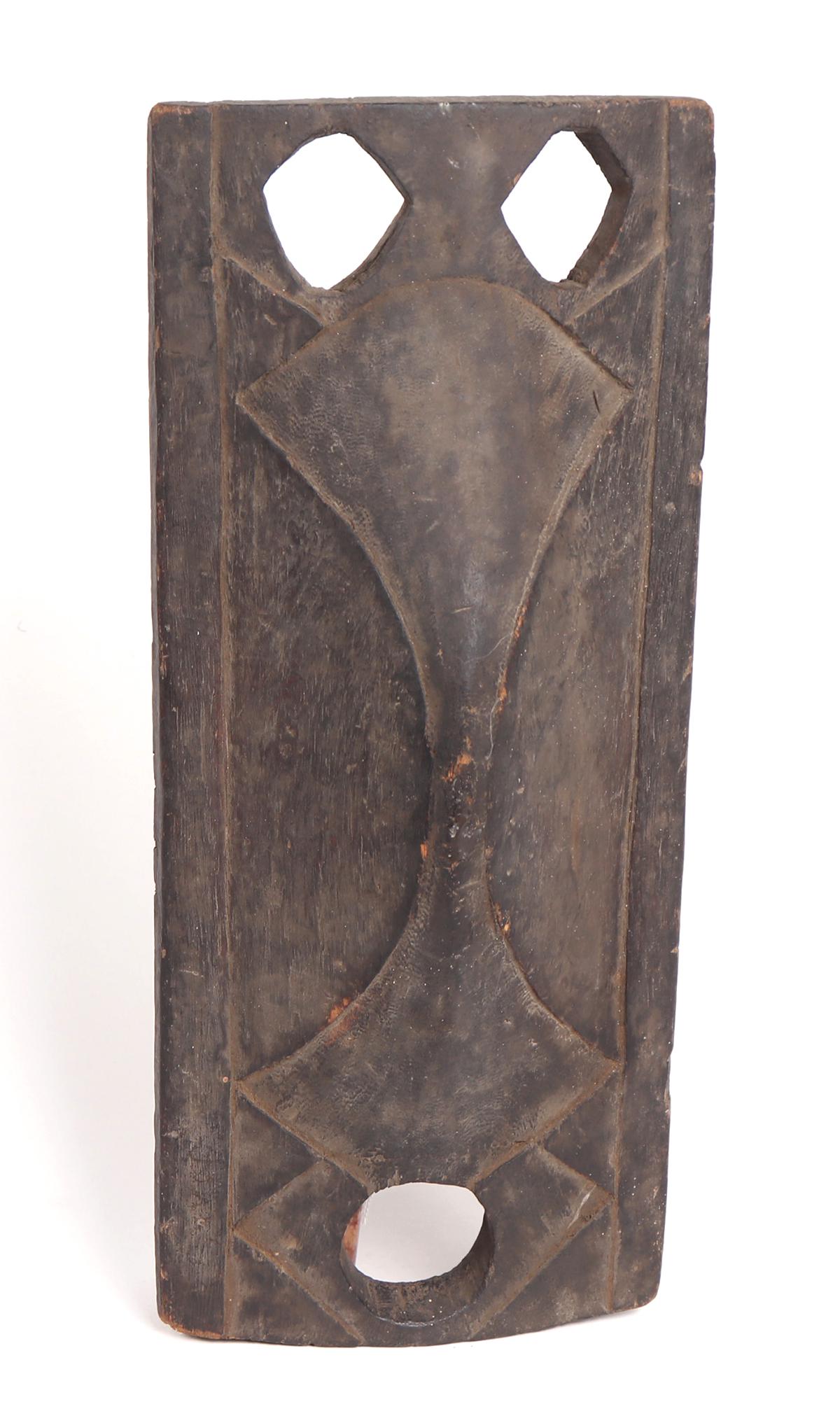 20th C. Filipino Wood Shield Auction