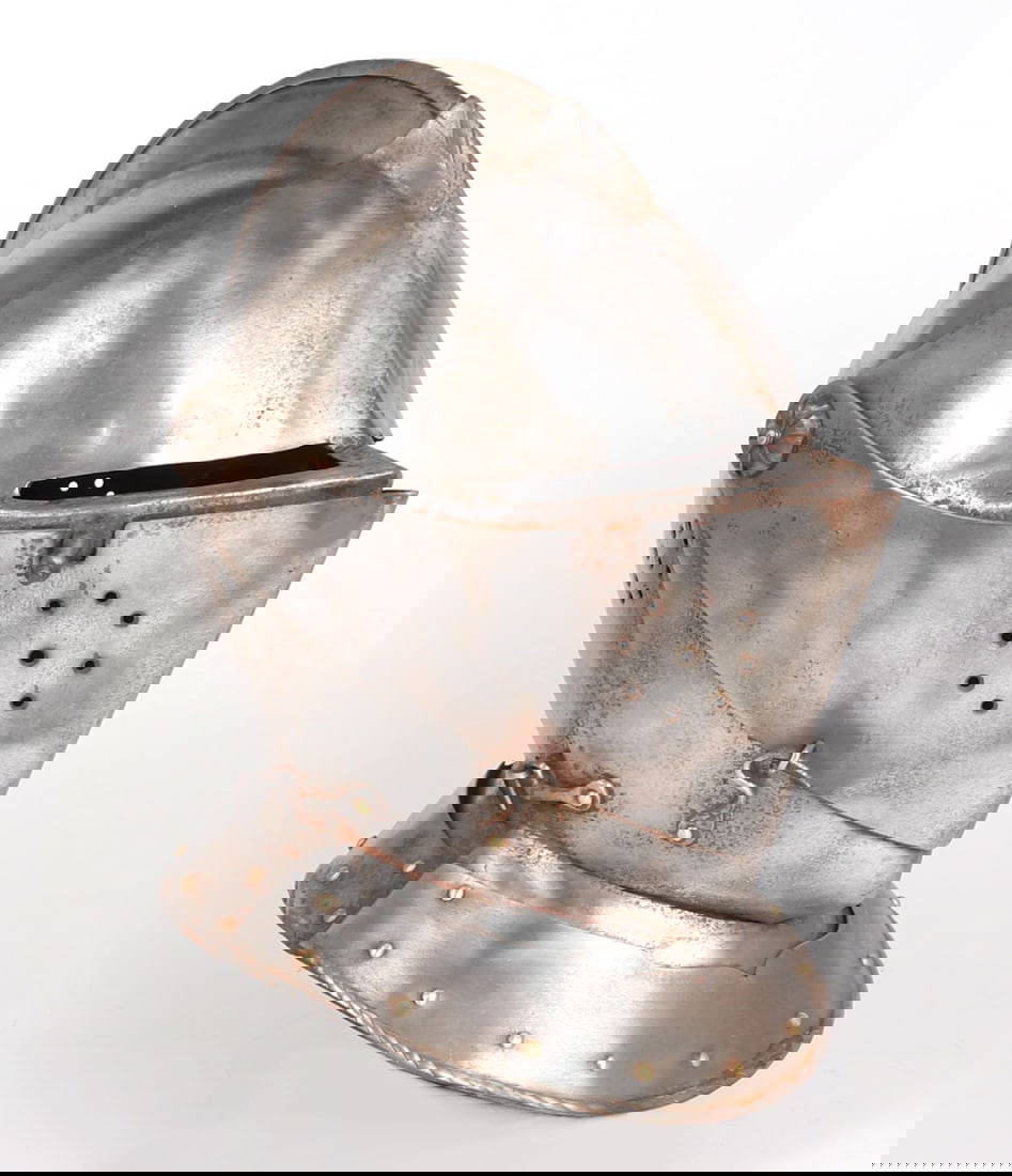 European Close Helm, 16th C. Style Auction