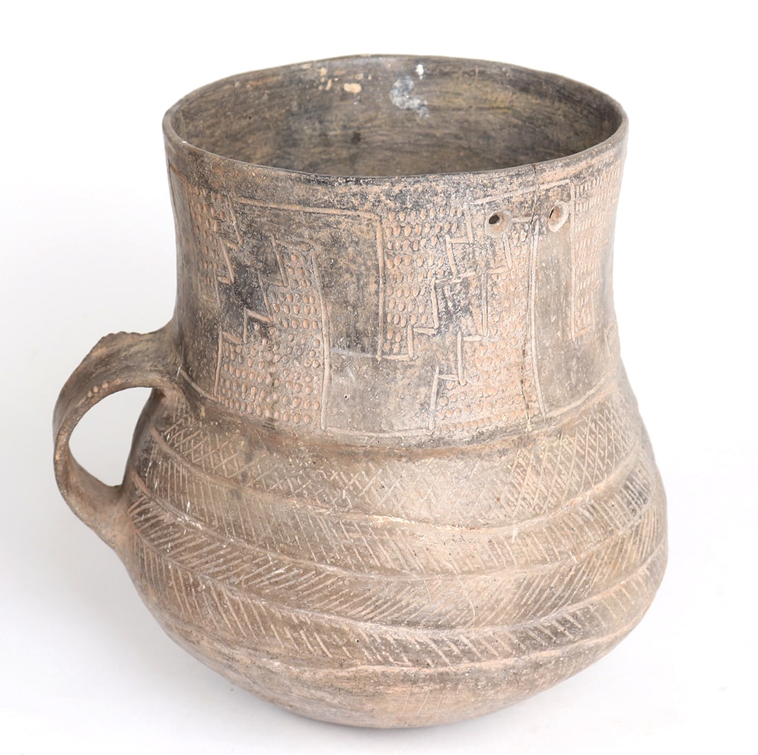 Ancient Neolithic Cup With Handle Auction