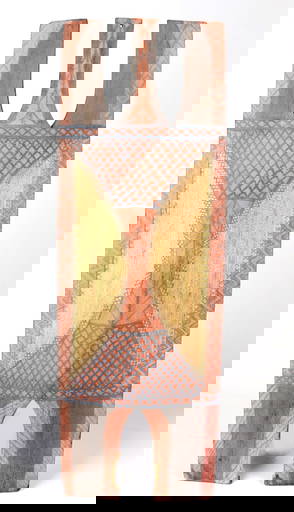 Antique Philippine Kalasag Wood Shield, Igorot Bontoc 20th C.