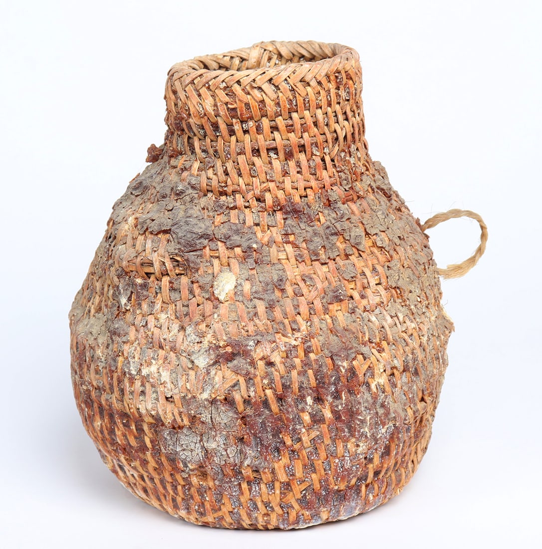 Apache Tus Water Vessel, 19th 20th C.