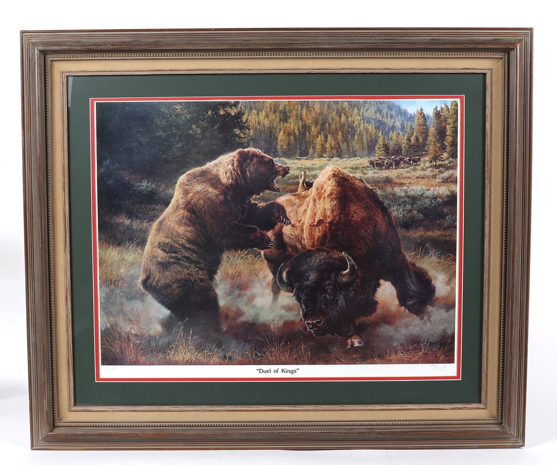 Barbara Peets "duel Of Kings", Circa 1987, 50/400 Auction