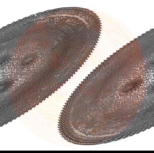 Heavy Cast Iron Dhal Shield In Historicism