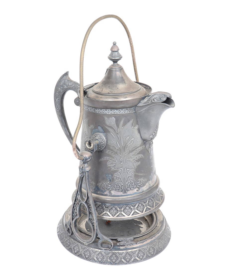 Antique Rogers & Brothers Tilting Kettle Auction