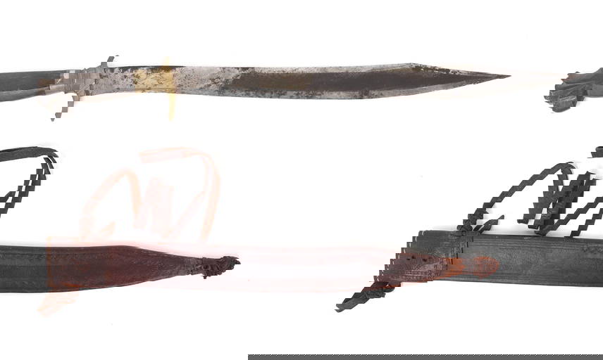 Negrito Bolo Sword W/ Leather Sheath