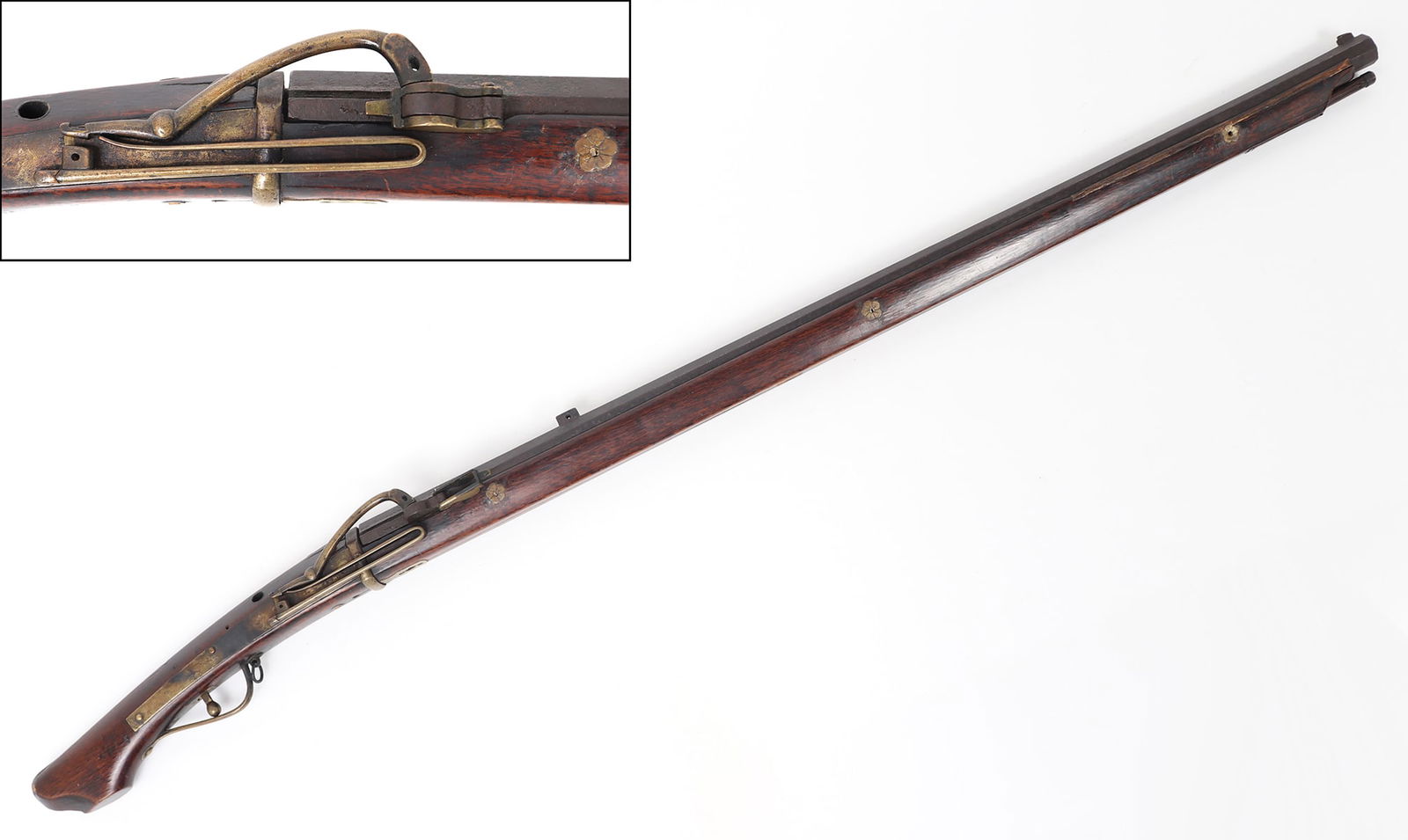 Japanese Matchlock Rifle, Signed Auction