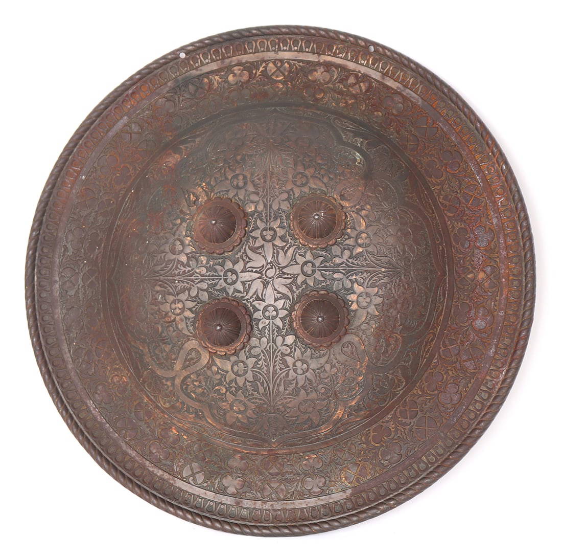 Heavy Cast Iron Dhal Shield In Historicism Auction