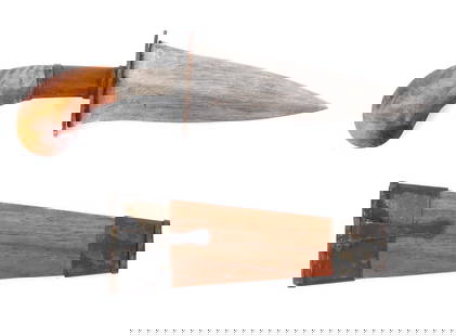 Philippines Moro Punal Gilt Dagger