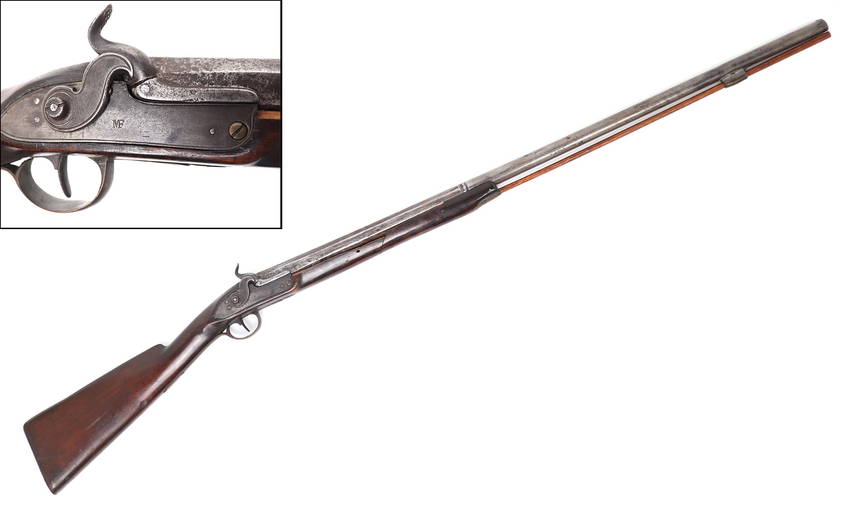 European Percussion Rifle, Liege Marked