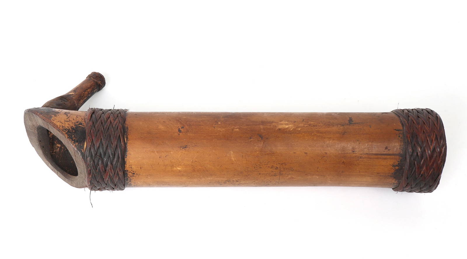 Unusual Bamboo Quiver Or Container Auction