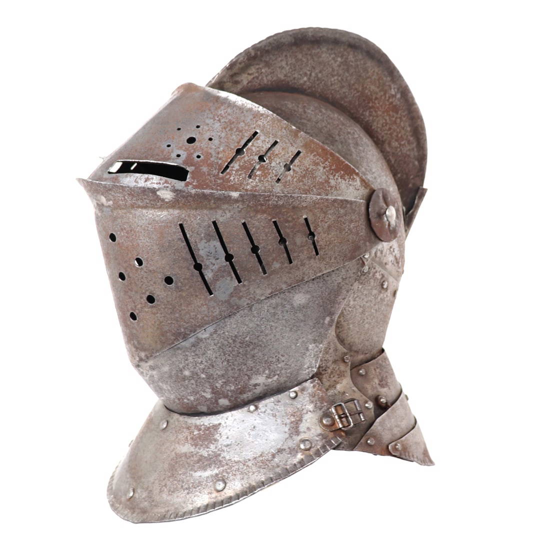 European Medieval Style Close Helm, 17th C. Style Auction