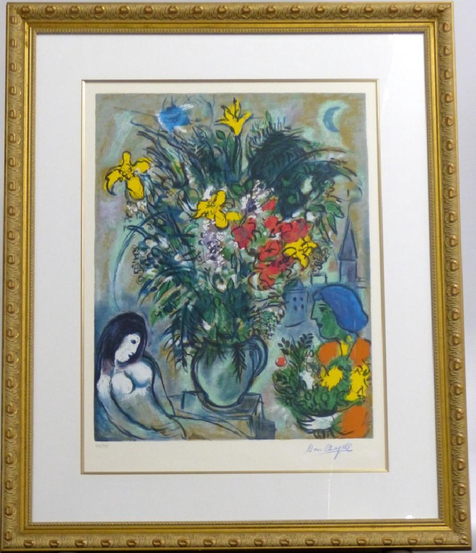 MARC CHAGALL 'L'OFFRANDE' FACSIMILE SERIGRAPH - May 06, 2017 | Antiques ...