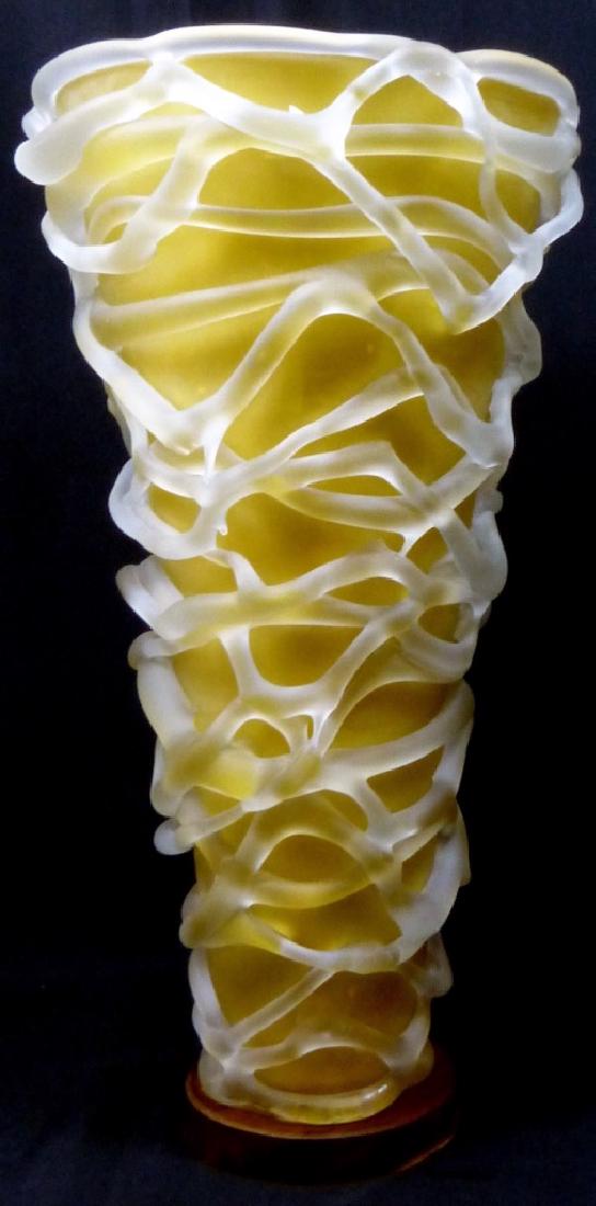 MOLLY STONE 'TORNADO' BLOWN GLASS VASE