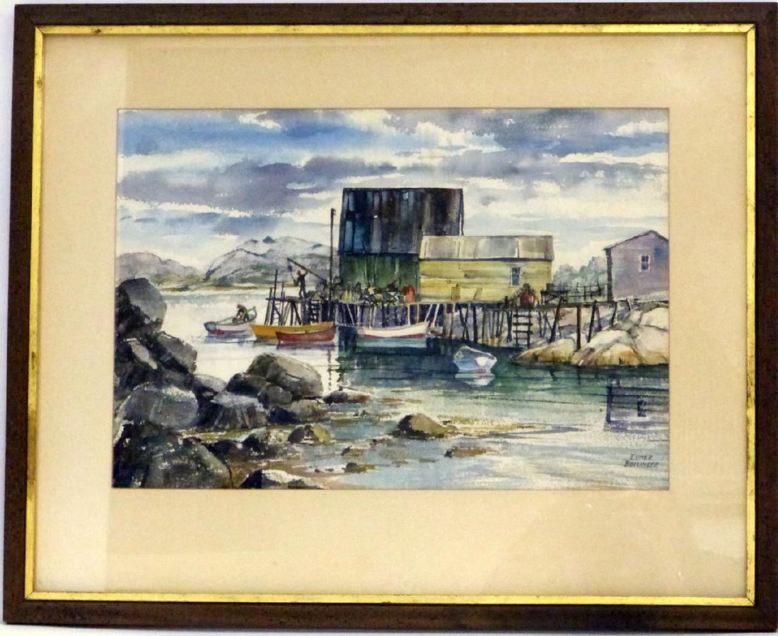 Esther Bollinger Watercolor On Paper