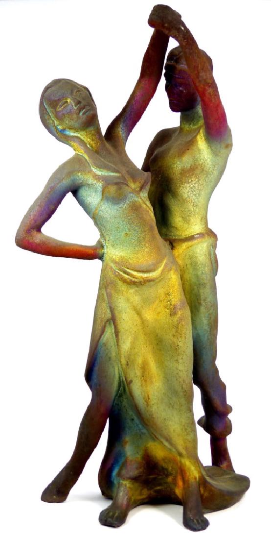 ZARO POTTERY SCULPTURE OF DANCERS