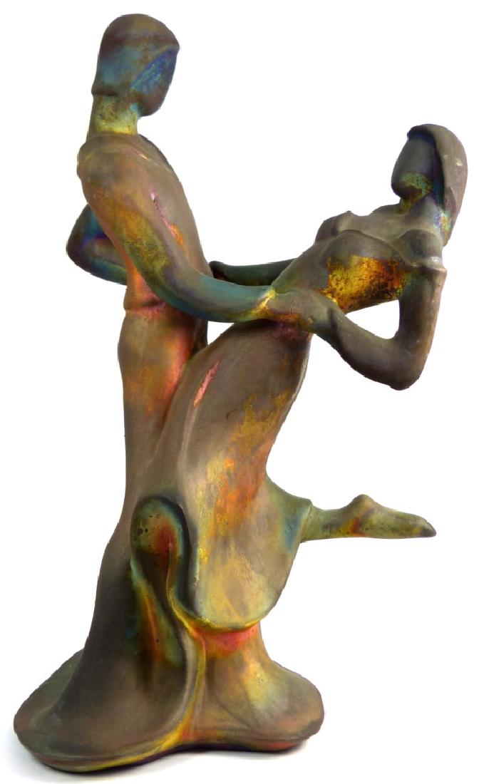 ZARO POTTERY SCULPTURE OF DANCERS