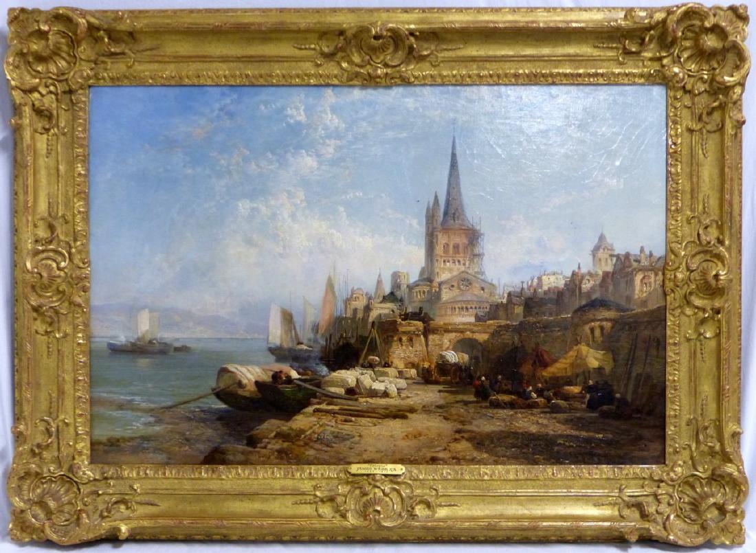 JAMES WEBB 'COLOGNE' OIL PAINTING ON BOARD