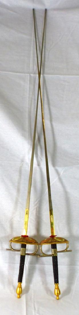 PR INDIAN CEREMONIAL SWORDS w ENAMEL