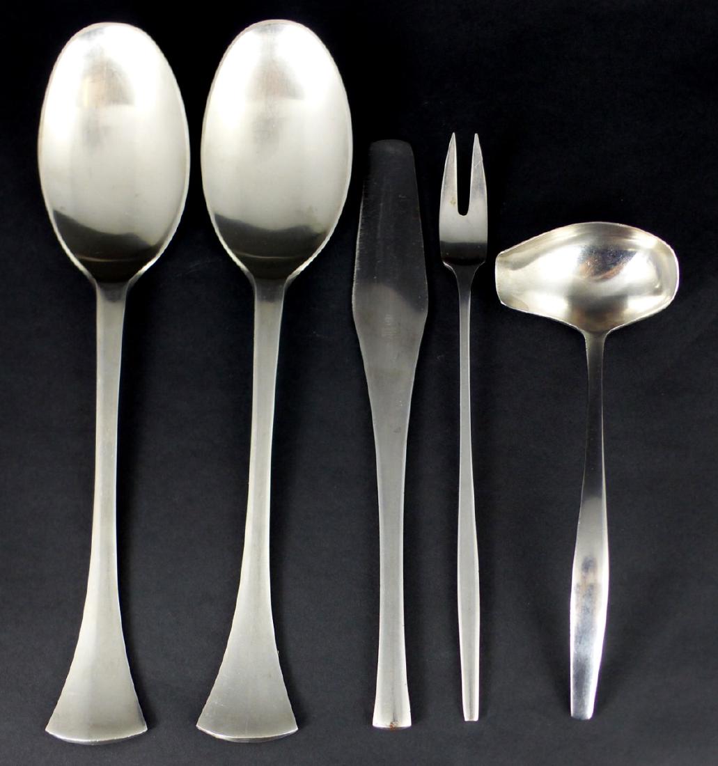 6pc JEAN COUZON STAINLESS STEEL SERVING PIECES