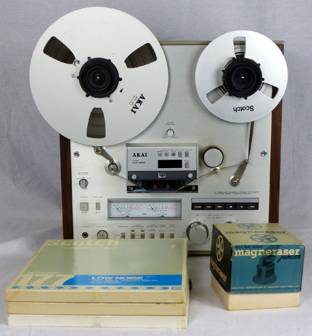 AKAI GX-625 VINTAGE REEL TO REEL TAPE DECK - Aug 18, 2018 | Antiques & Modern Auction Gallery in FL