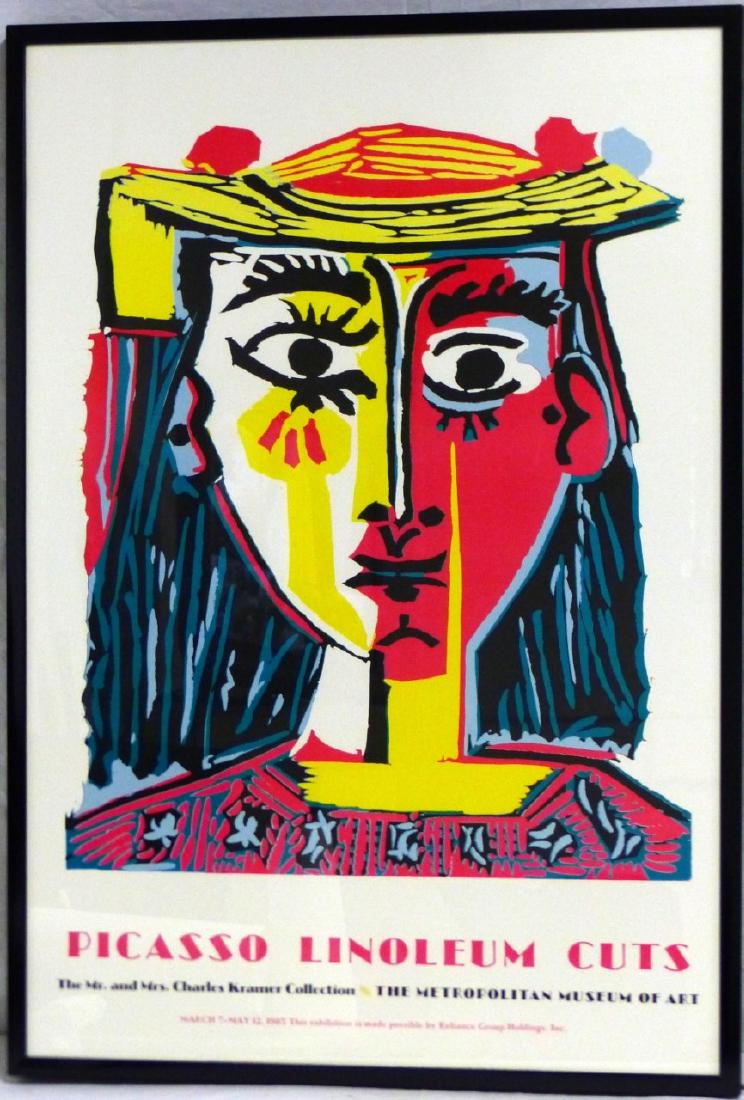 PICASSO LINOLEUM CUTS LITHOGRAPHIC POSTER