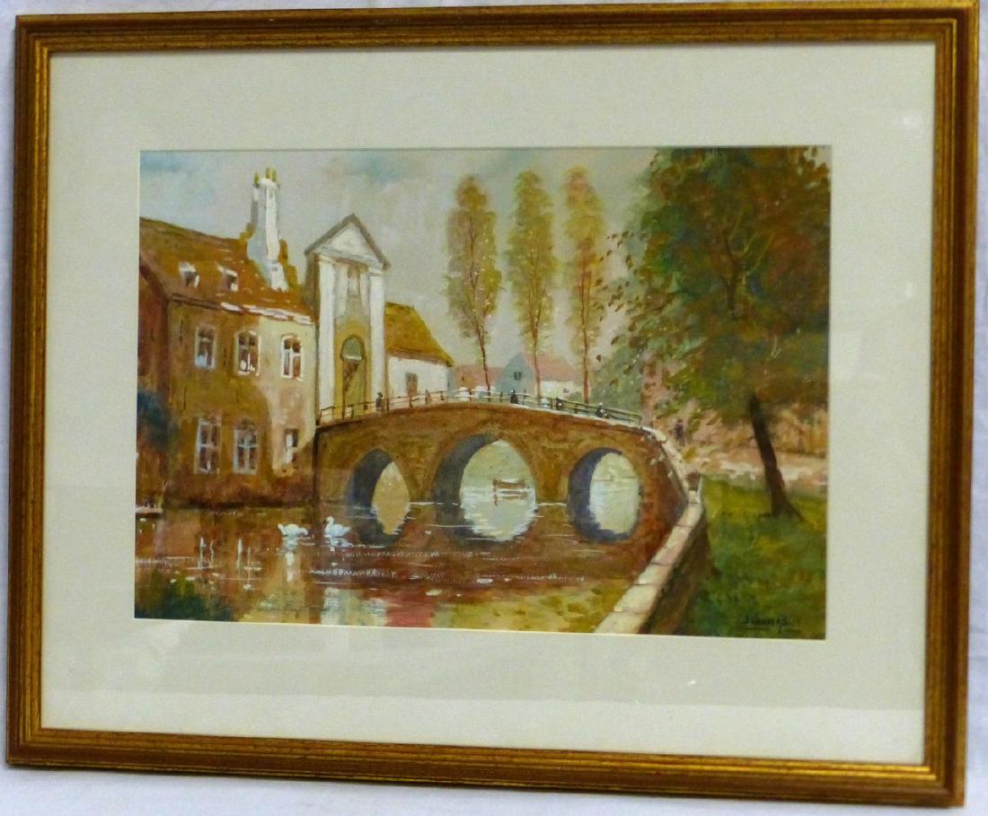 JACOB VANDERBILT GOUACHE ON PAPER