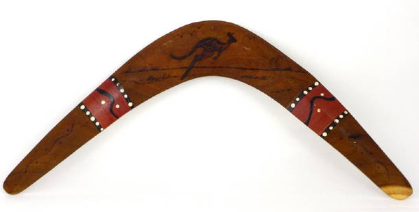 Australian Painted Boomerang