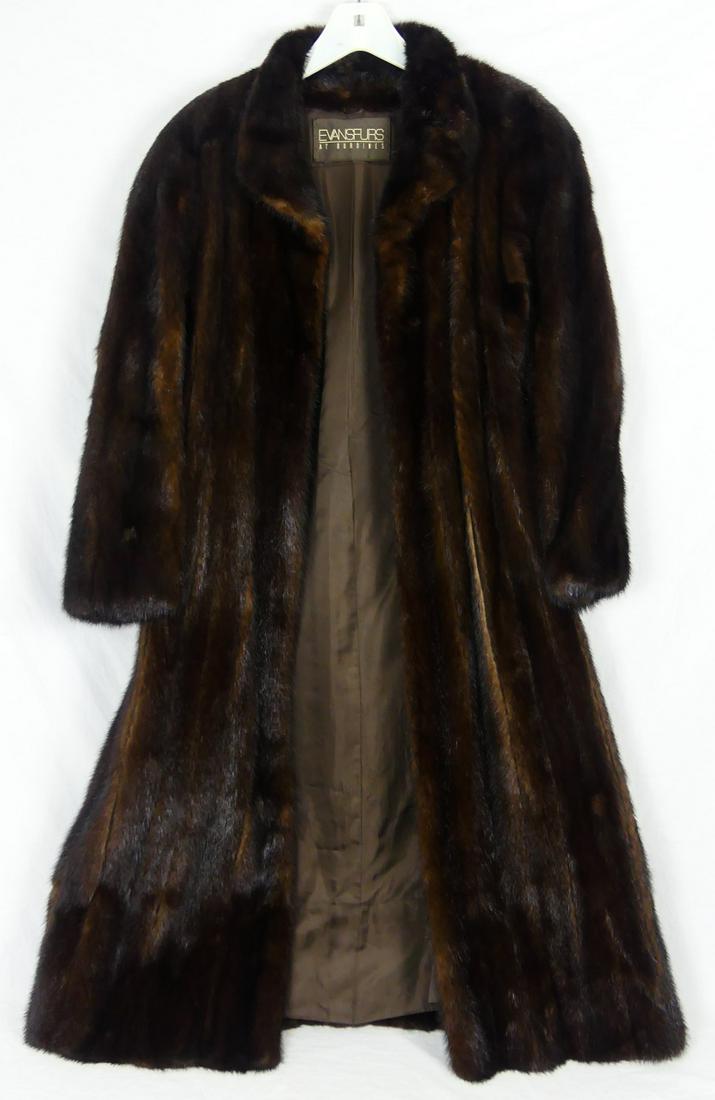 EVANS FURS FULL LENGTH FUR COAT - Apr 04, 2020 | Antiques & Modern ...