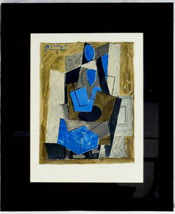 Marina Picasso, Femme Accroupi, Lithograph, 1954