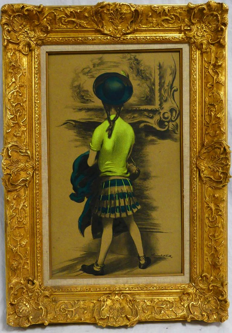 Lawrence Beall Smith Color Lithograph