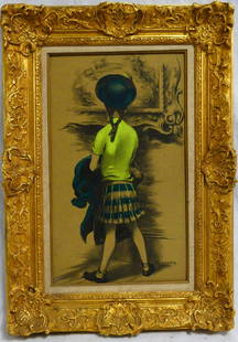 Lawrence Beall Smith Color Lithograph